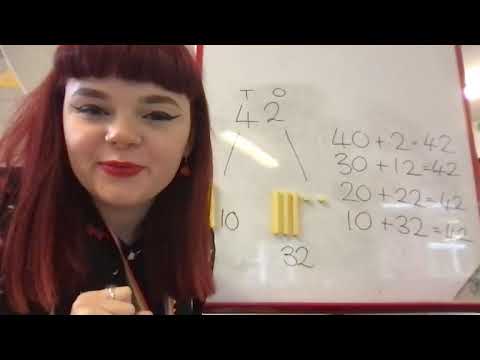 Year 2 - Miss Wright - Maths - Partitioning 2digit numbers - 19.01.21