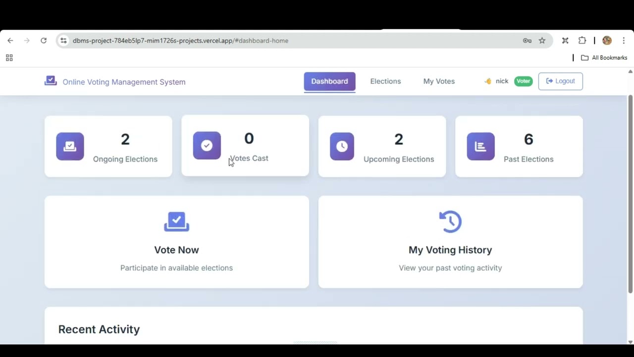 Online Voting Management System | Full Project Overview & Demo