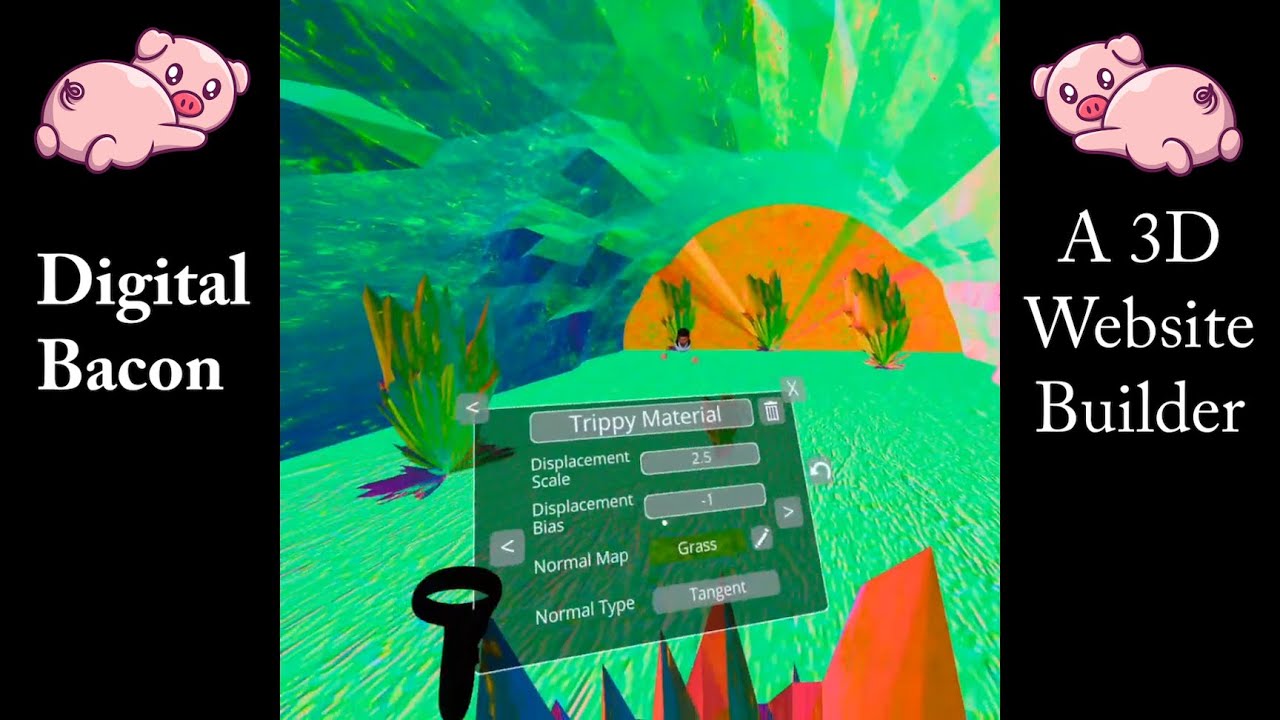 Presenting Digital Bacon: A 3D Website Builder