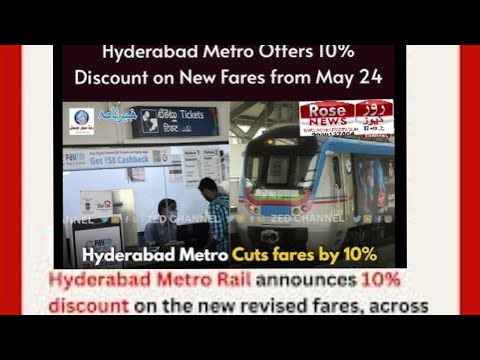 Hyderabad Metro Rail announces 10 per cent discount on new revised fares