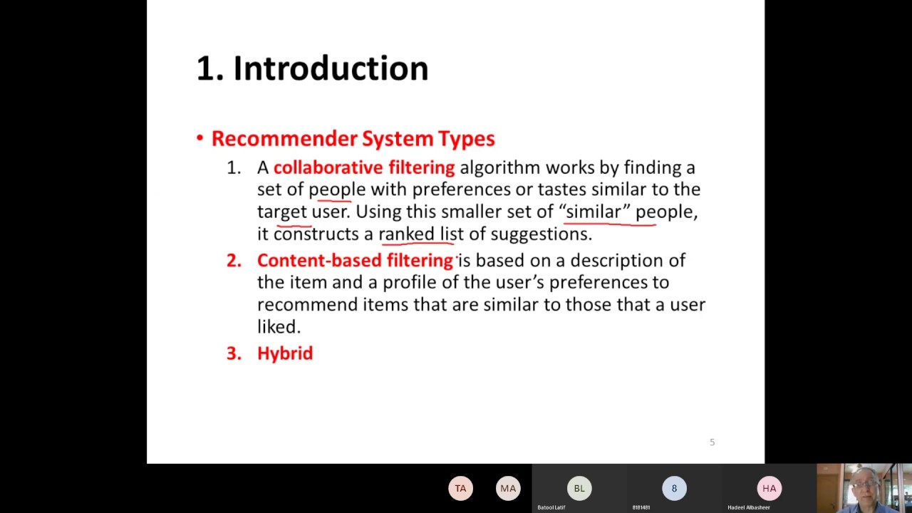 Recommender Systems
