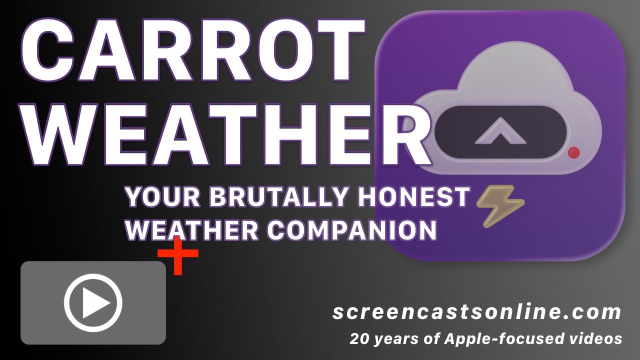 CARROT WEATHER 6 • Your brutally honest weather companion • FULLY CUSTOMISABLE