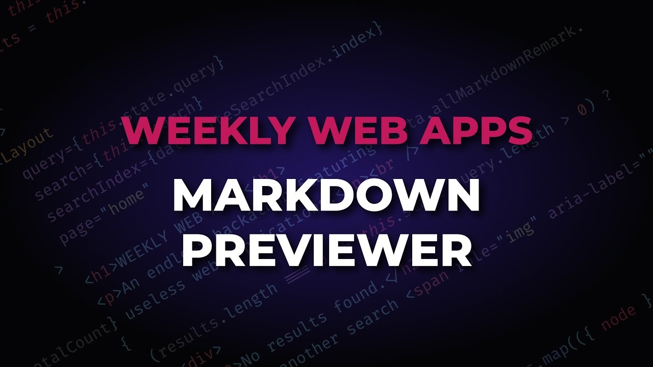 React Markdown Previewer - Time-lapse