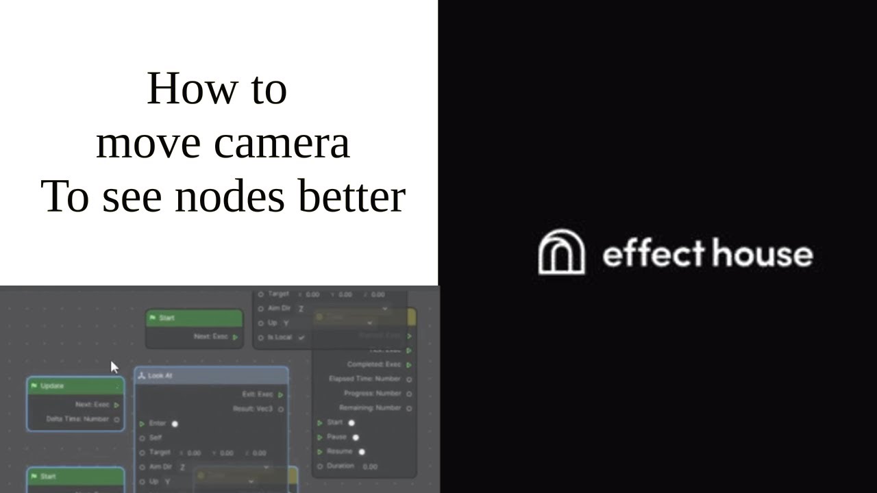 How to move camera to see nodes better || TikTok Effect House
