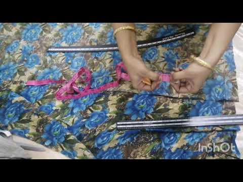 How to take stitched kurty measurement and cutting