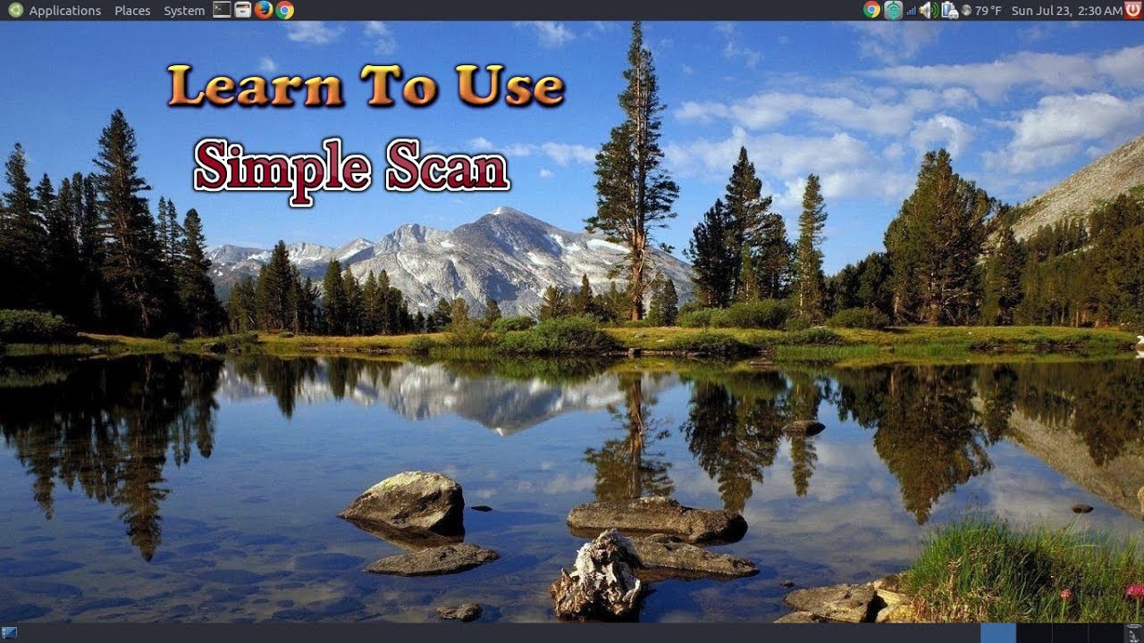 Using Simple Scan in Ubuntu Mate