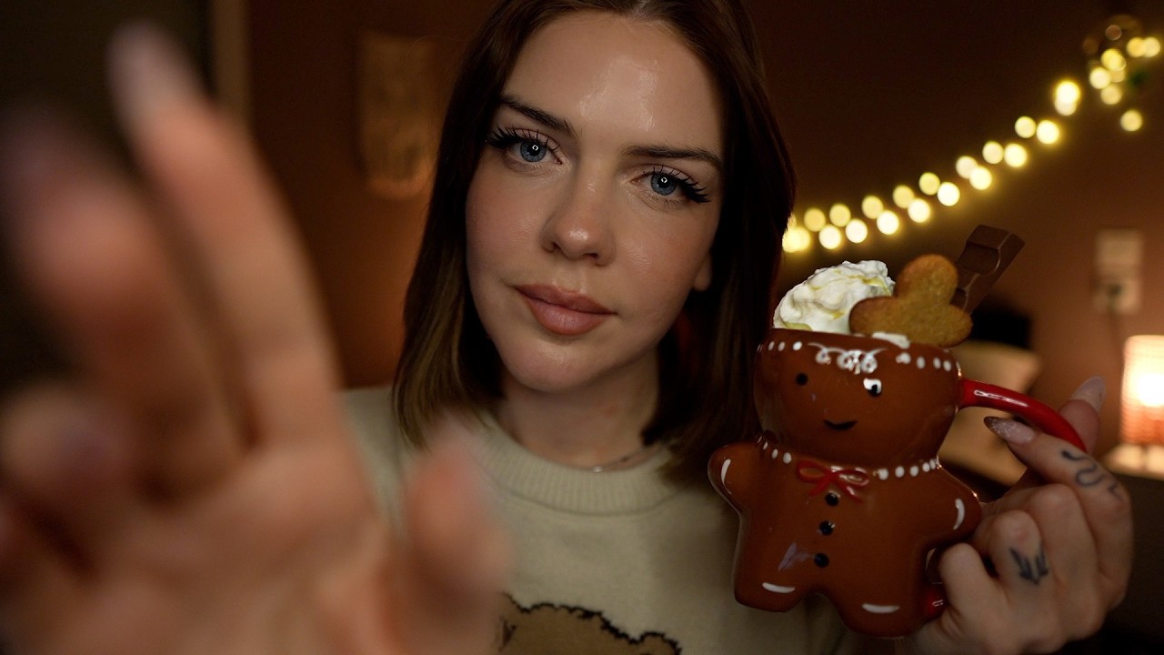 ASMR | Soirée d’hiver cosy au coin du feu ❄️ (attention personnelle, recettes, lecture..)