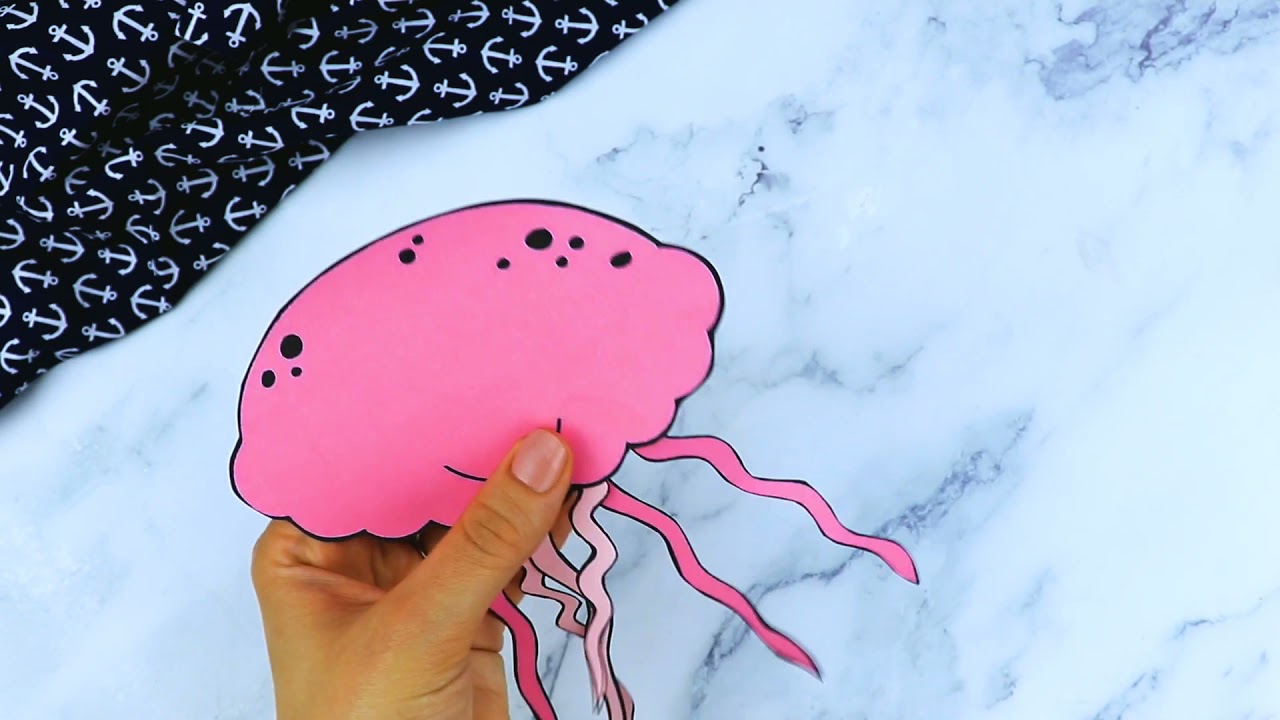 Free Printable Jellyfish Craft