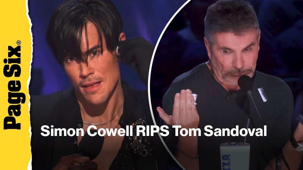 Simon Cowell rips Tom Sandoval's 'AGT' performance