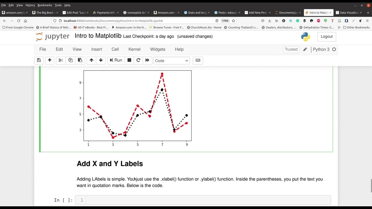 Intro to matplotlib with Python