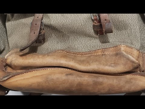 Update on cleaning the leather on the Swiss Salt and Pepper rucksack.