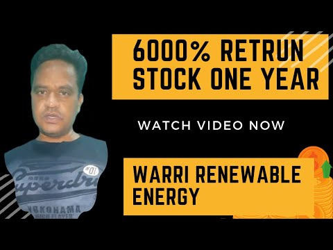 Multibager stock Warrie renewable energy | Multibager stocks list 2024