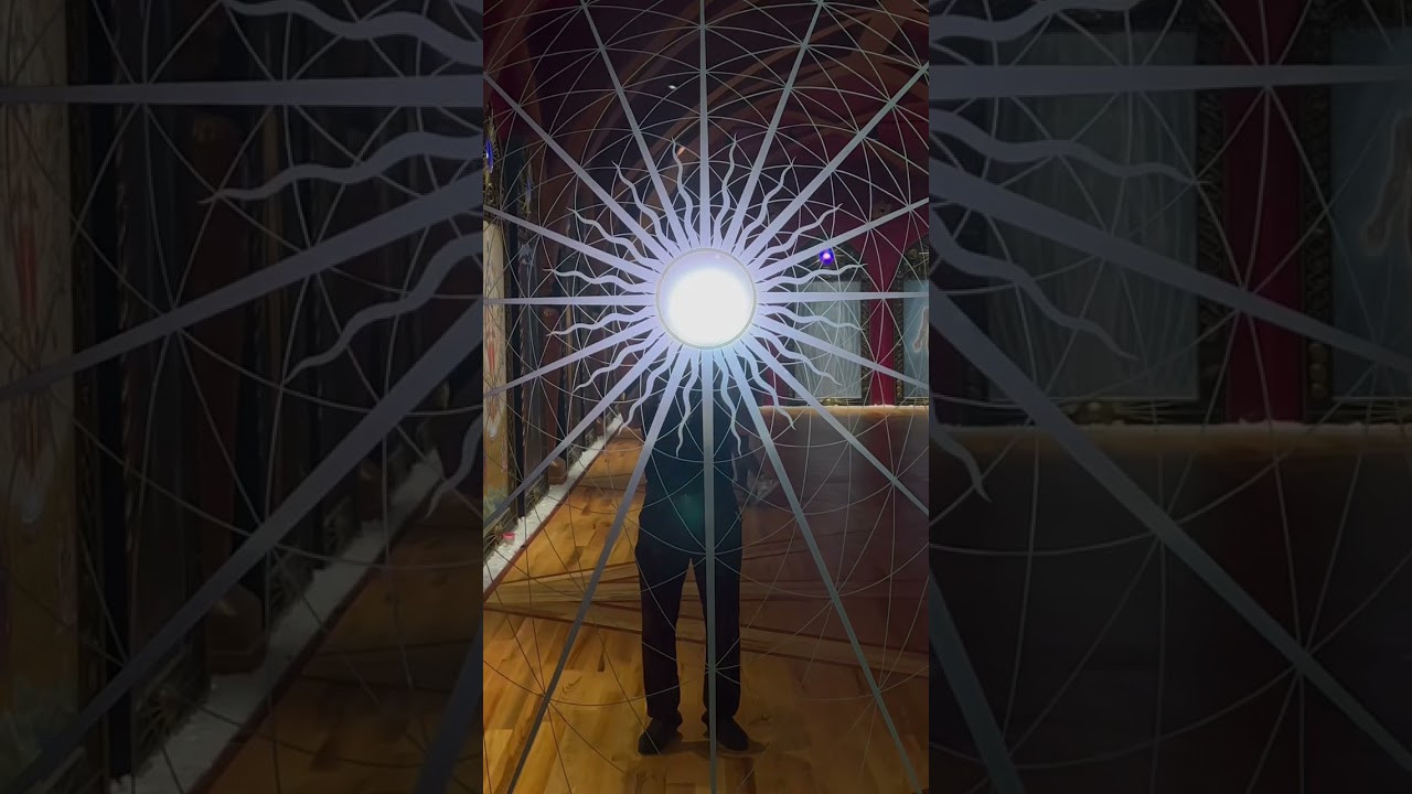 My favorite moment inside Alex Gray’s temple/museum. #psychedelic #vision #art #love #god