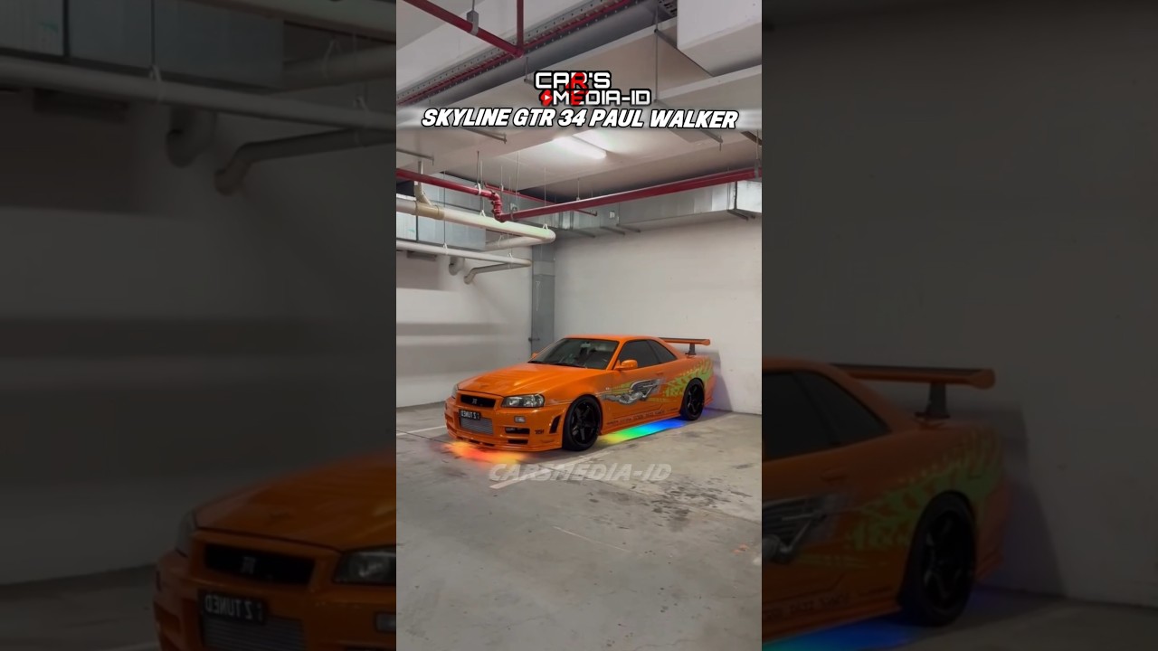 Nissan GTR Paul Walker🕊🥀Like Now😎☝ #automobile #nissangtr #gtr #skyline #gtr34 #jdm #shorts #cars