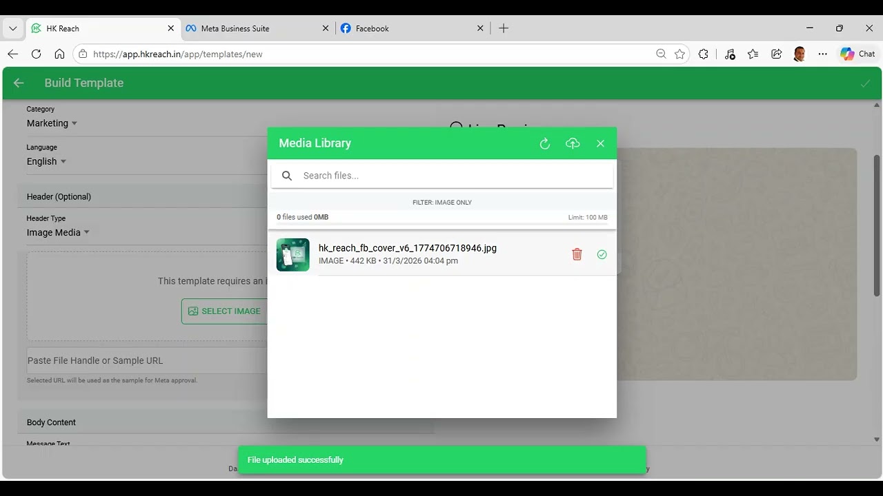 How to Create WhatsApp Message Templates in HK Reach | Meta Approval Process Explained
