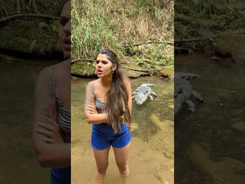 JACARÉ ATRÁS DELA? Ela deve acreditar neles? #shorts