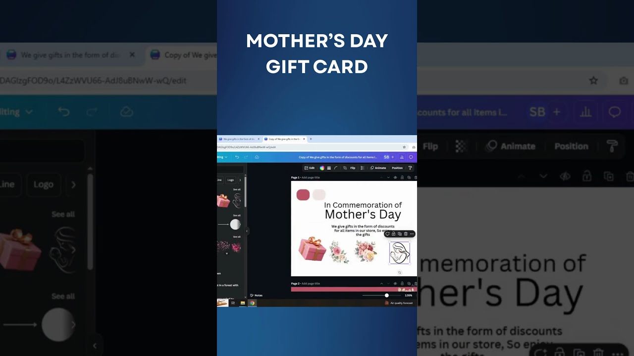 Mother's Day Gift Card | Mothers Day Card | Mothers Day | #mothersday  #mothersdaygift  #canvahindi