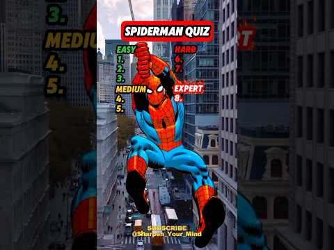 Spiderman Quiz! Can You Name These Villains? #quiz #trivia