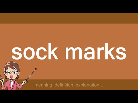 sock marks