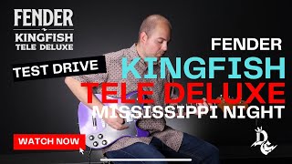 Fender Kingfish Telecaster Deluxe Electric Guitar - Mississippi Night ...