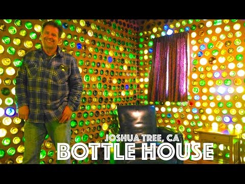 DIY Joshua Tree Tiny House made of 7500 Bottles! (How to Build