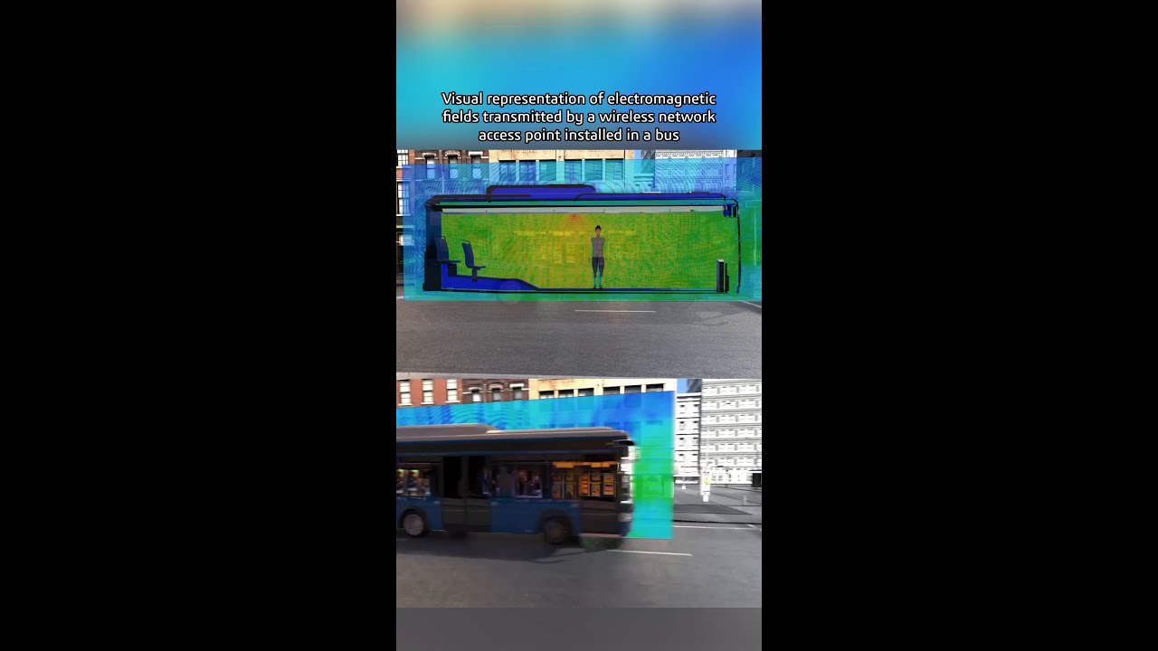 Only seeing the world in electromagnetic fields.