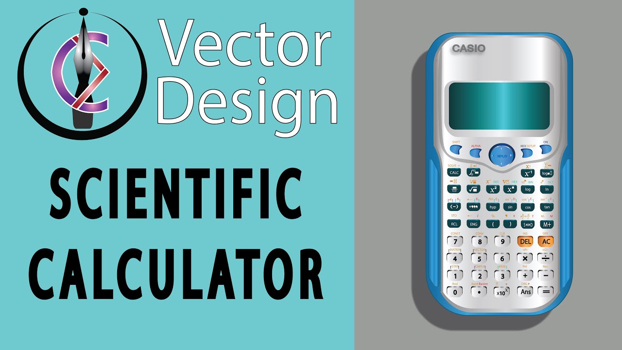 Scientific Calculator- Vector Art