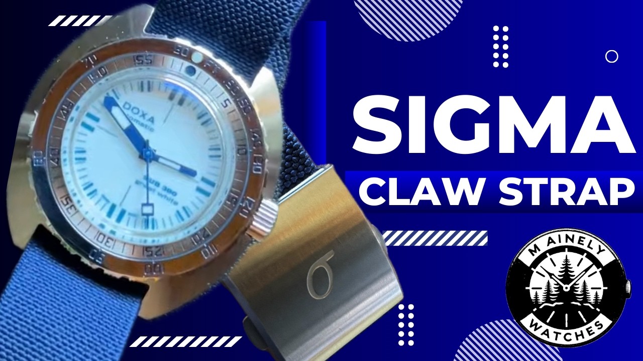 SIGMA Claw Strap System [Review] - A premium deployant nylon single pass watch strap.