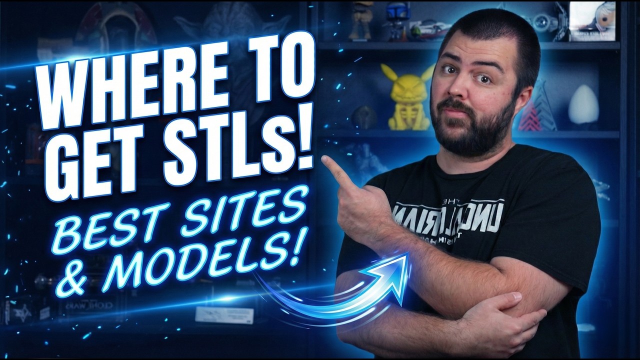 Where To Get AWESOME STL Files for 3D Printing!