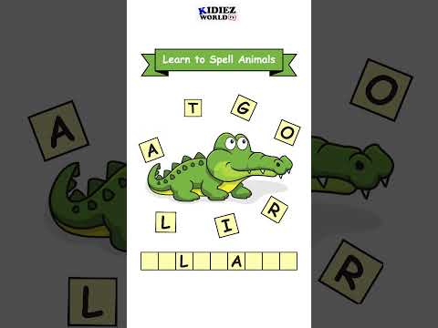 Alligator | Learn to Spell Animals #shorts #alligator