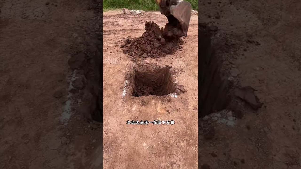 Square hole excavator operator graduation exam