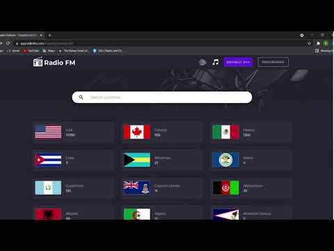 How can I find my country on Radio FM?
