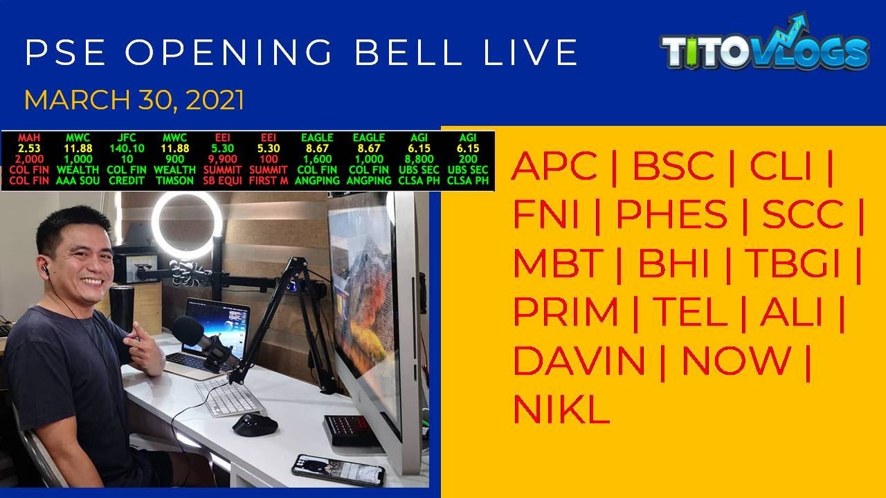 PSE OPENING BELL LIVE  |  MARCH 30 2021