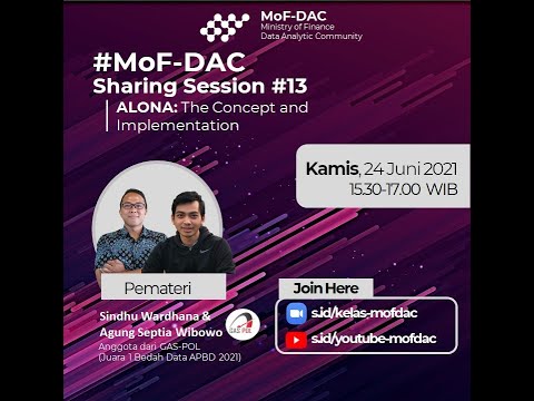 Sharing Session MoF-DAC #13: ALONA: The Concept and Implementation