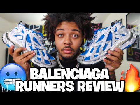 Balenciaga Runner “BLUE WHITE” Detailed Unboxing + REVIEW🔥
