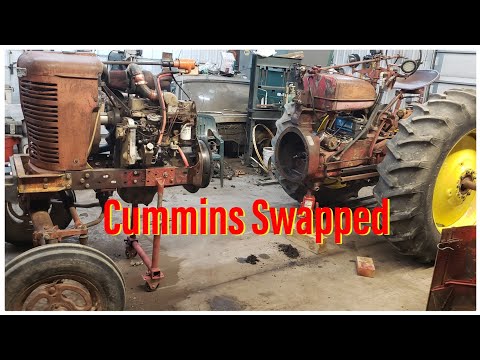 4bt Cummins Farmall M Gets A Clutch Upgrade