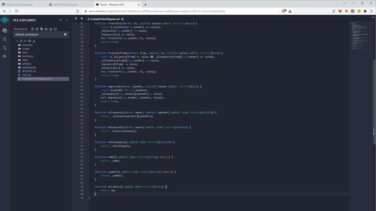 Create an ERC20 token tutorial(Short Version)