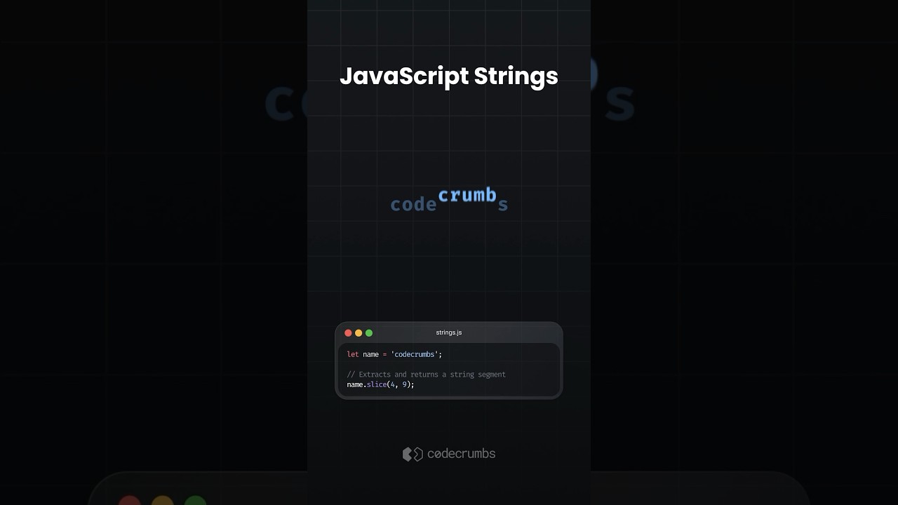 Do you know these JavaScript string methods? - #javascript #frontend #webdevelopment