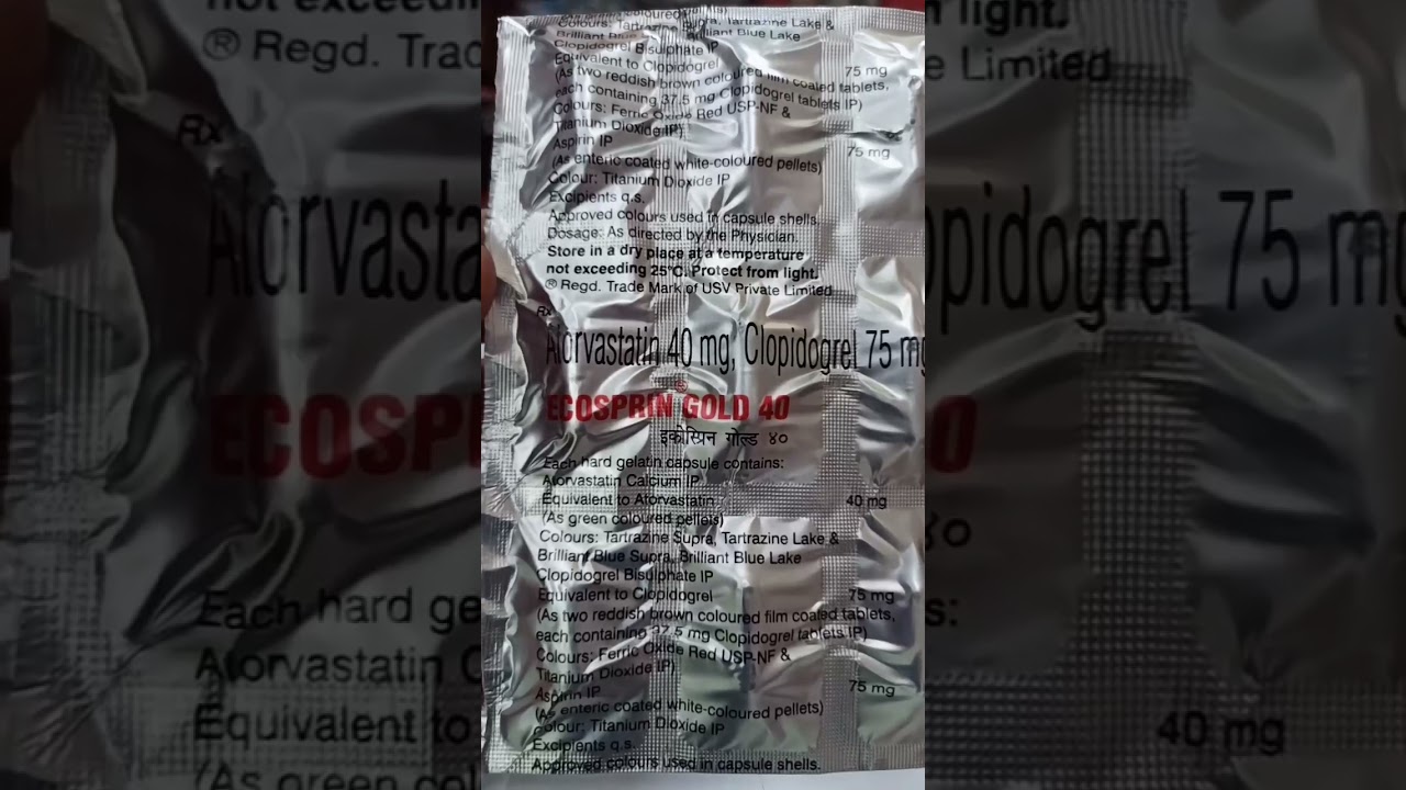 Ecosprin Gold 40 Capsule
