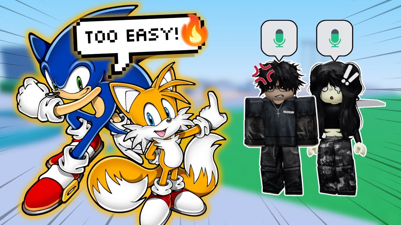 SONIC and TAILS TERRORIZE ROBLOX VOICE CHAT