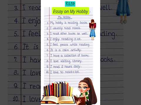 10 lines on my hobby || essay on my hobby in english || my hobby essay in english || #essay #shorts