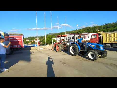 Kubota mk5000 vs New holland t540s çekişmesi#kubota #newholland