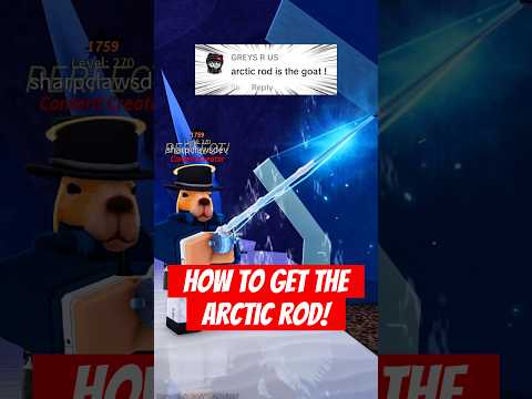 🚨 HOW TO GET THE “ARCTIC ROD” IN FISCH 🎣 #robloxfyp #fisch #roblox