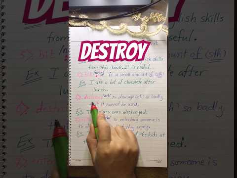 4000 common words in english #destroy