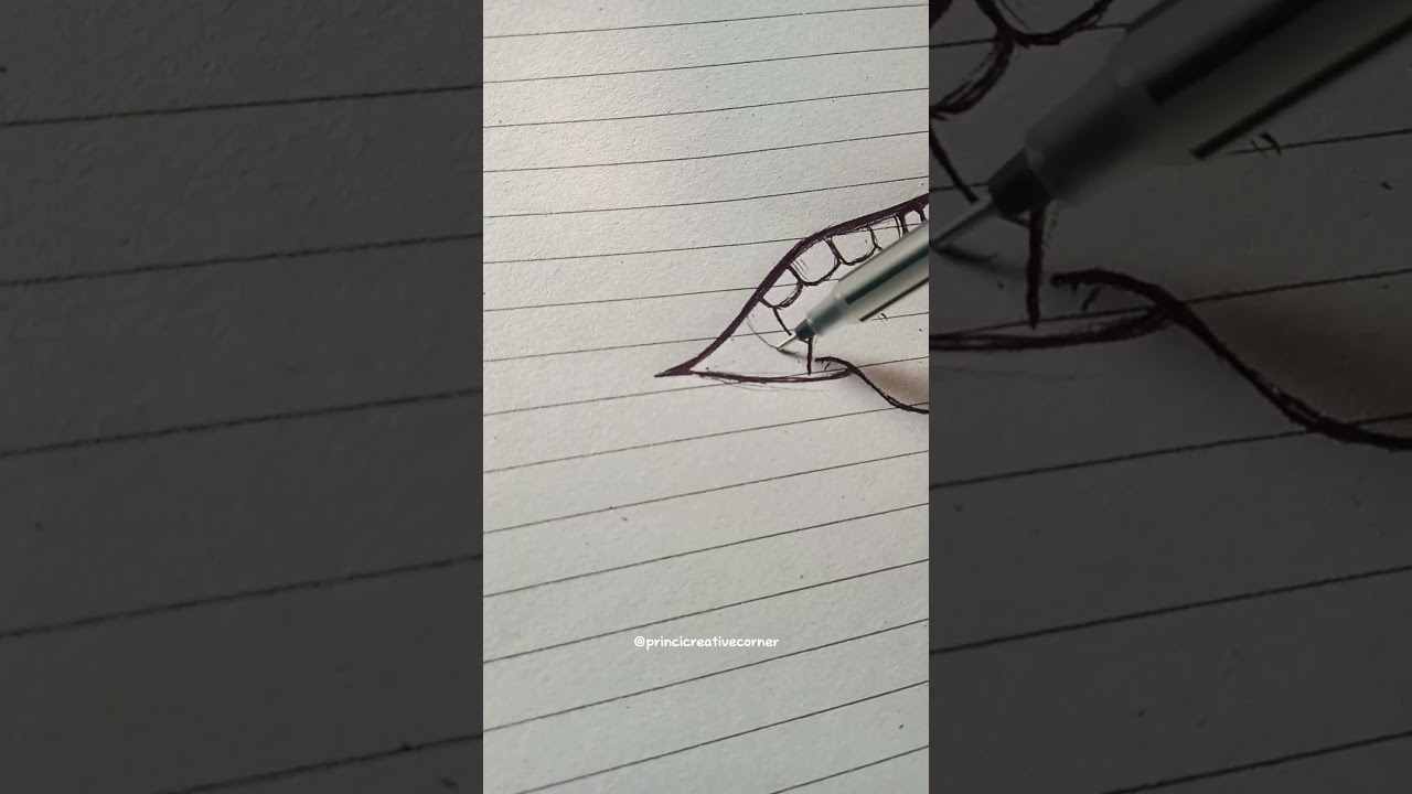 Quick sketch of Sukuna's mouth #shorts #art #drawing #sukuna #anime