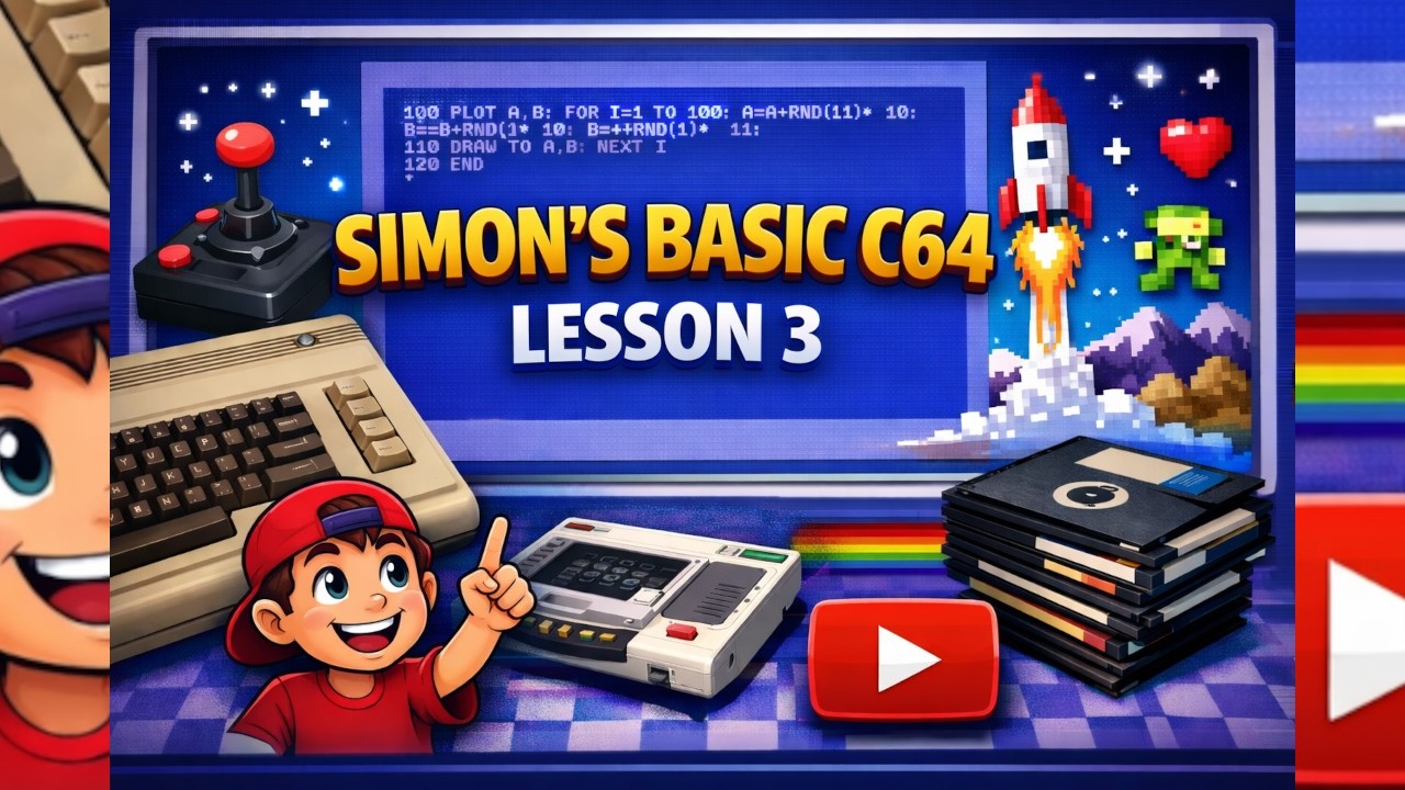 Commodore 64 Programming Simon's Basic   Lesson 3 - Flow Control