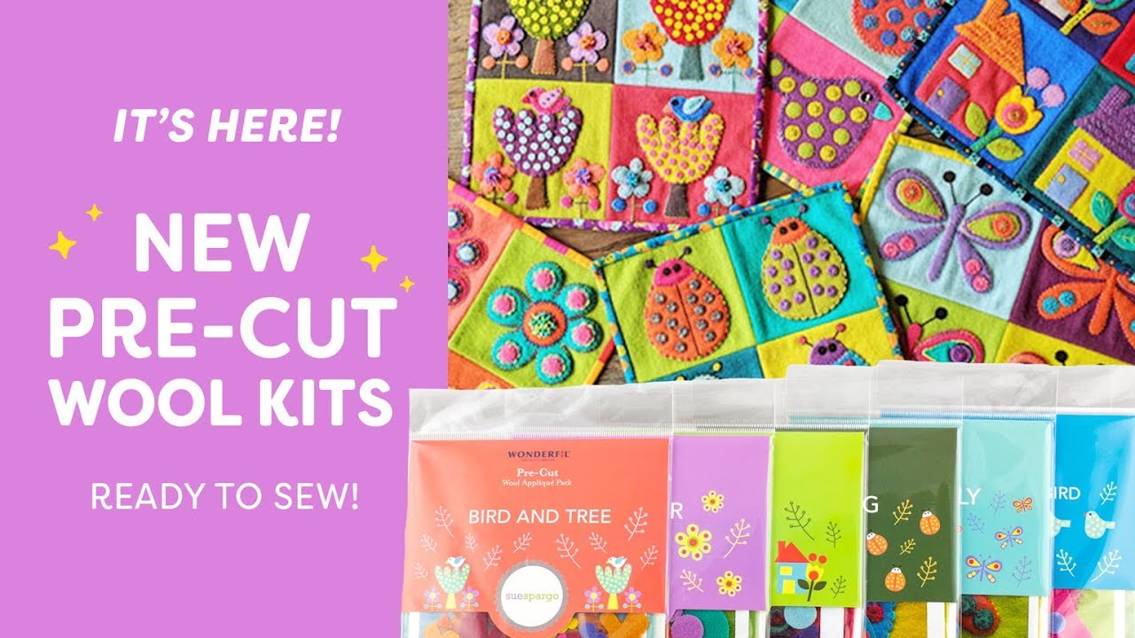 It's Here! NEW Pre-Cut Wool Kits