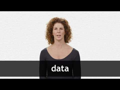 How to pronounce DATA in American English