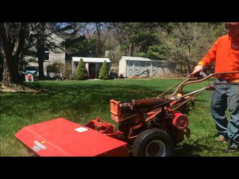 Gravely Power Brush on 5865 16Hp Kohler K341