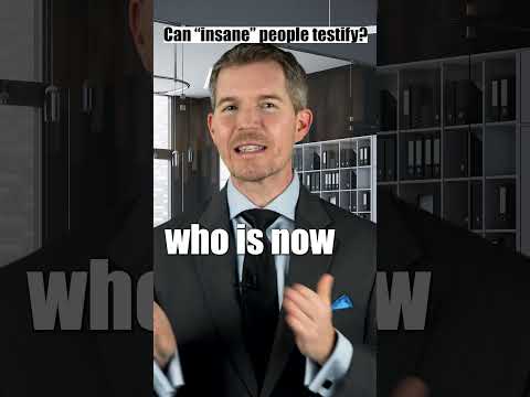 Can Insane People or Children Testify in Court?